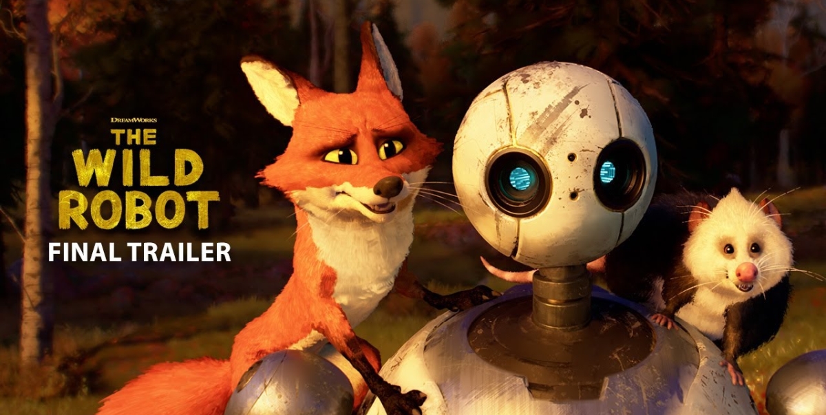Novi trailer za animirani film The Wild Robot! - Inverzija